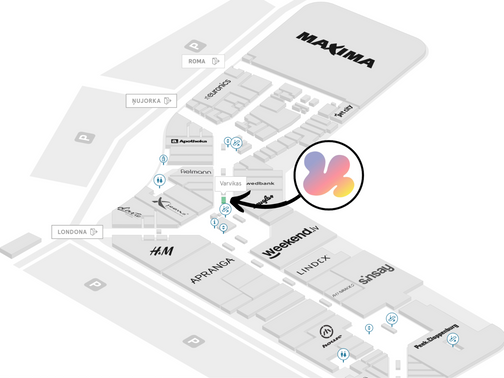 Varvikas store in Riga Plaza shopping center