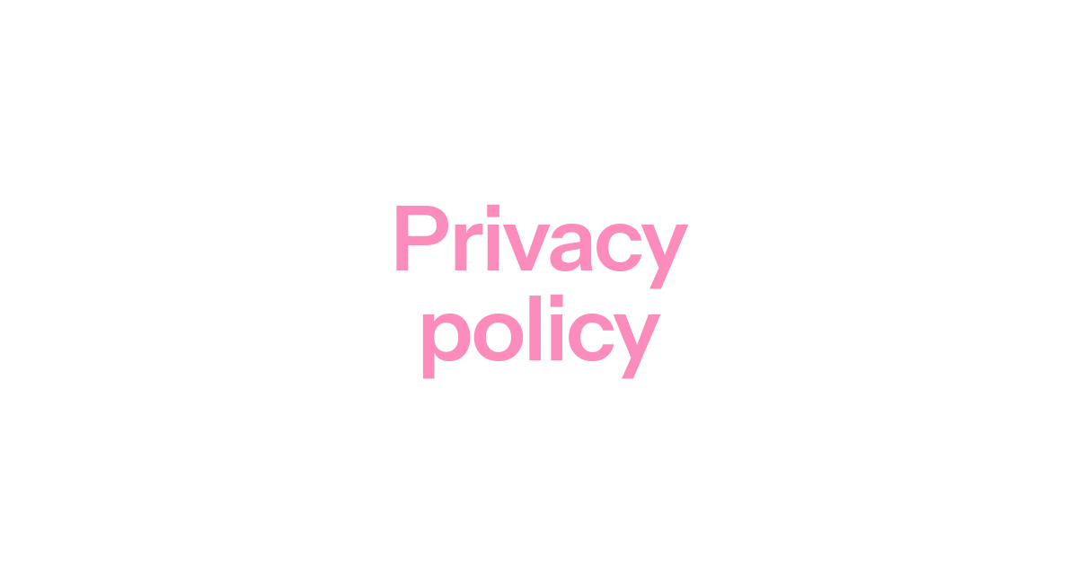 Privacy policy