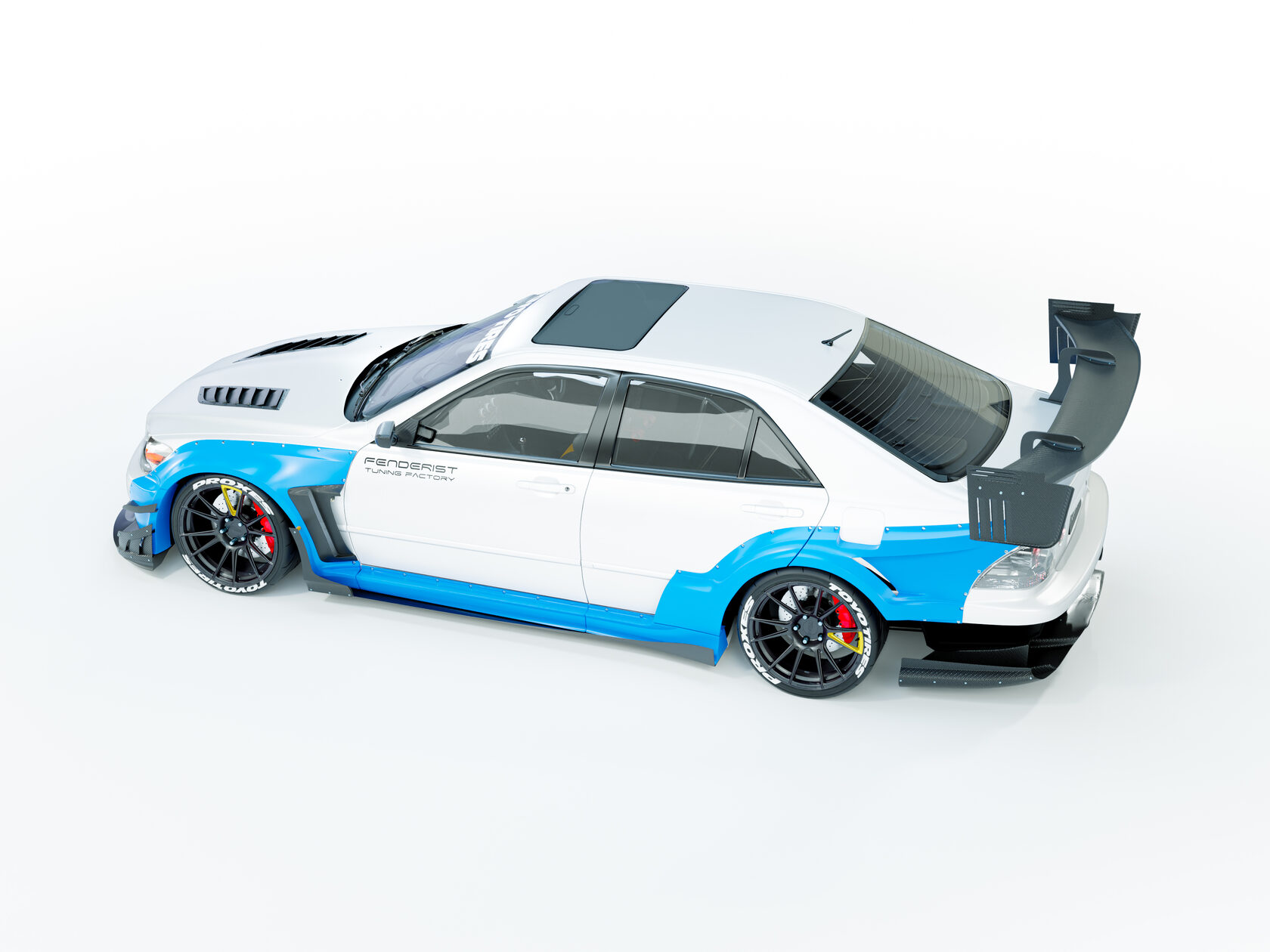 FENDERIST SPEC S DRIFT Spec 60mm / WIDE BODY KIT FENDER FLARES SET ...