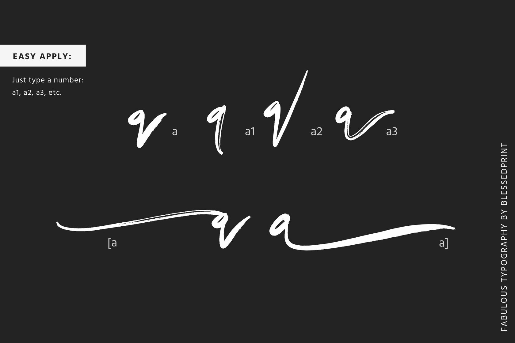 Fabulous Style Font | Script Fonts - Blessed Print