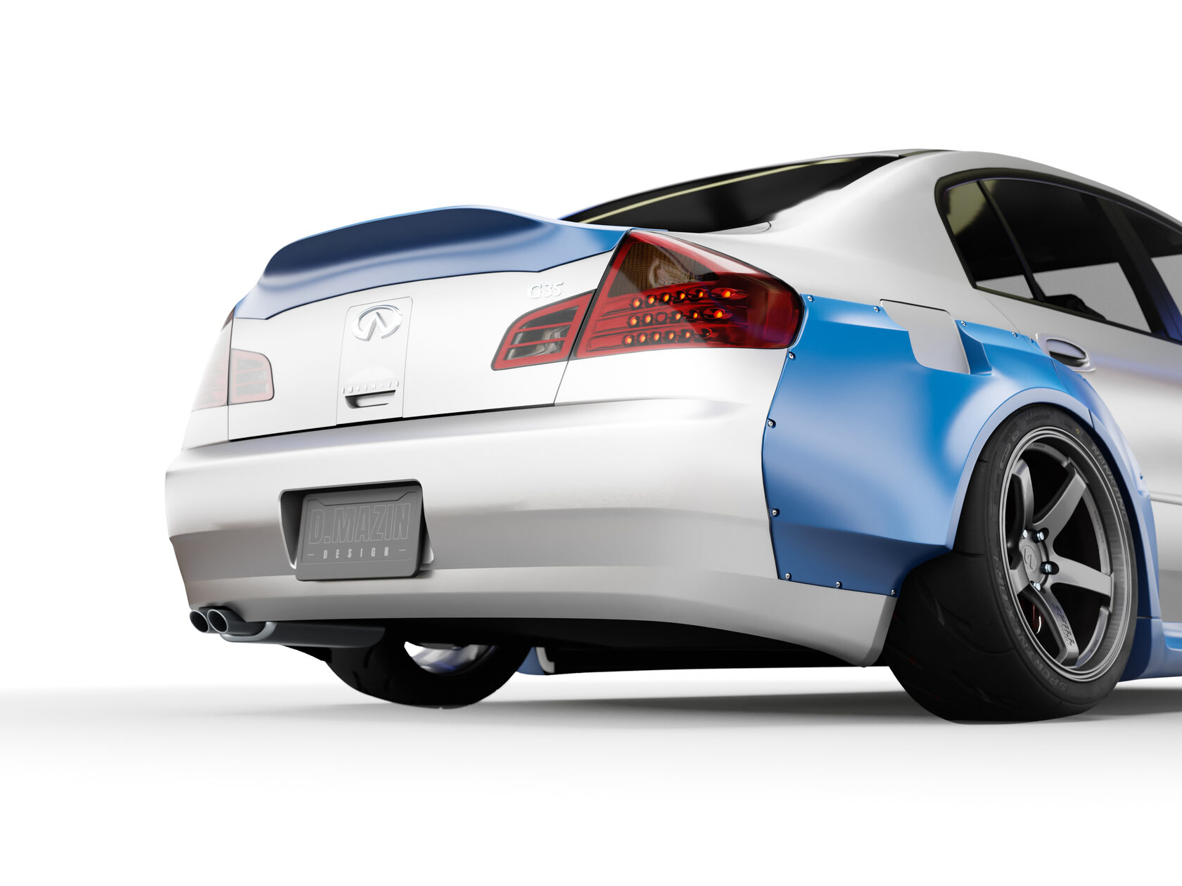 FENDERIST SPEC S Full Set / WIDE BODY KIT INFINITI G35 / NISSAN SKYLINE ...