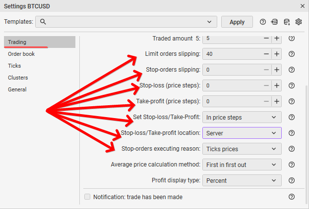 How to Set Up Stop-Loss and Take-Profit in CScalp