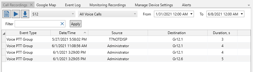 WalkieFleet PC Dispatch Console