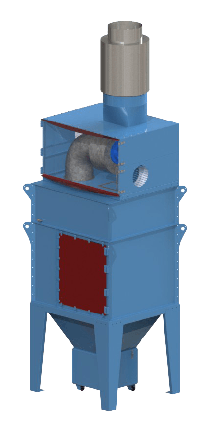Akman Fan Cartridge Dust Collector With Integrated Fan