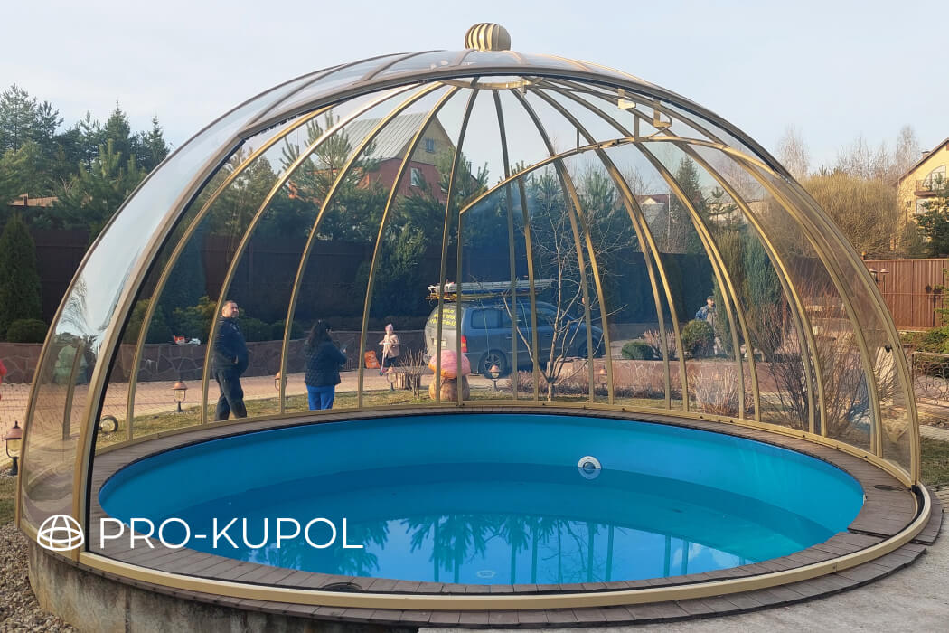 Купол для бассейна, купольный павильон для бассейна