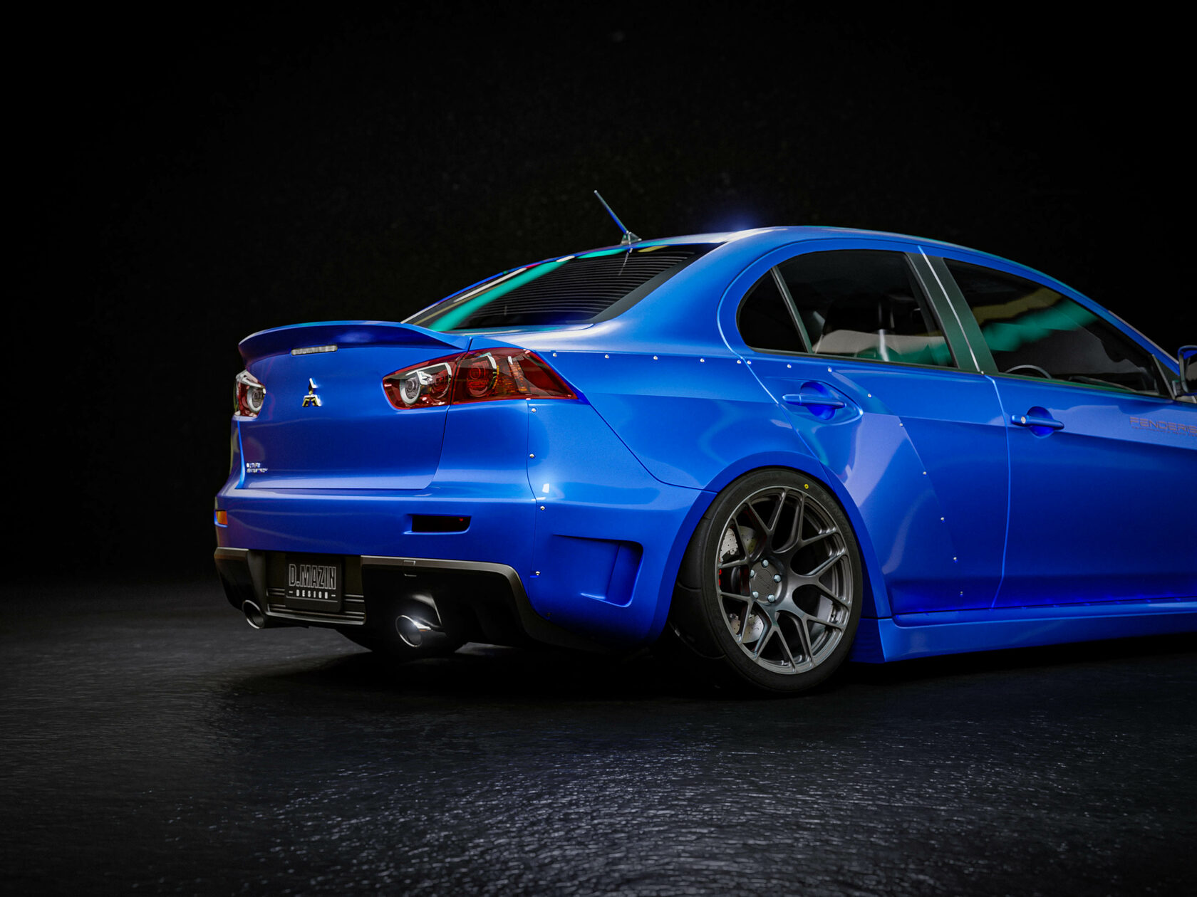 FENDERIST SPEC S Full Set / WIDE BODY KIT MITSUBISHI LANCER EVO X 2008-2015