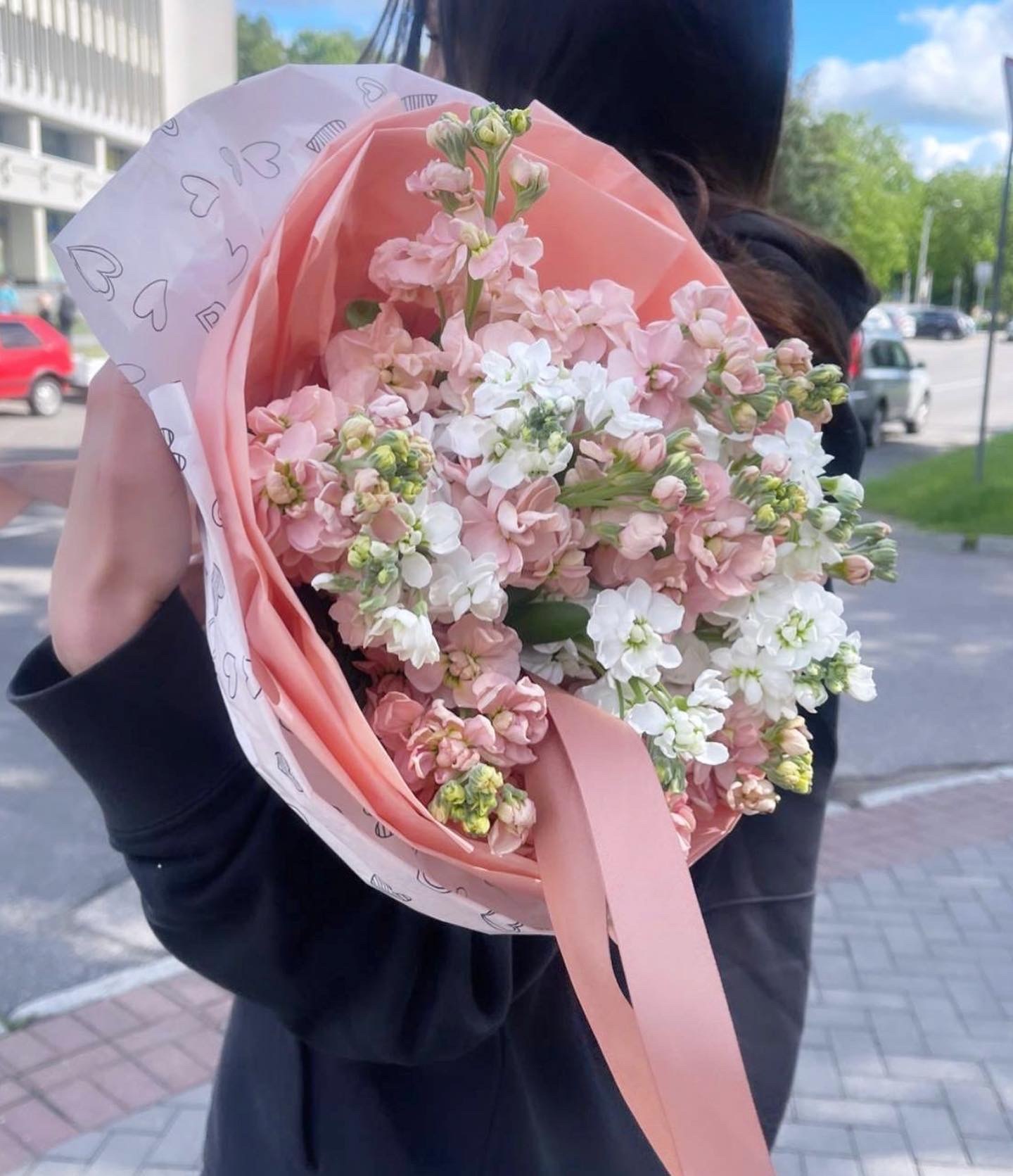 Купить букет из маттиолы "Микс" в Калининграде | Amelia Flowers