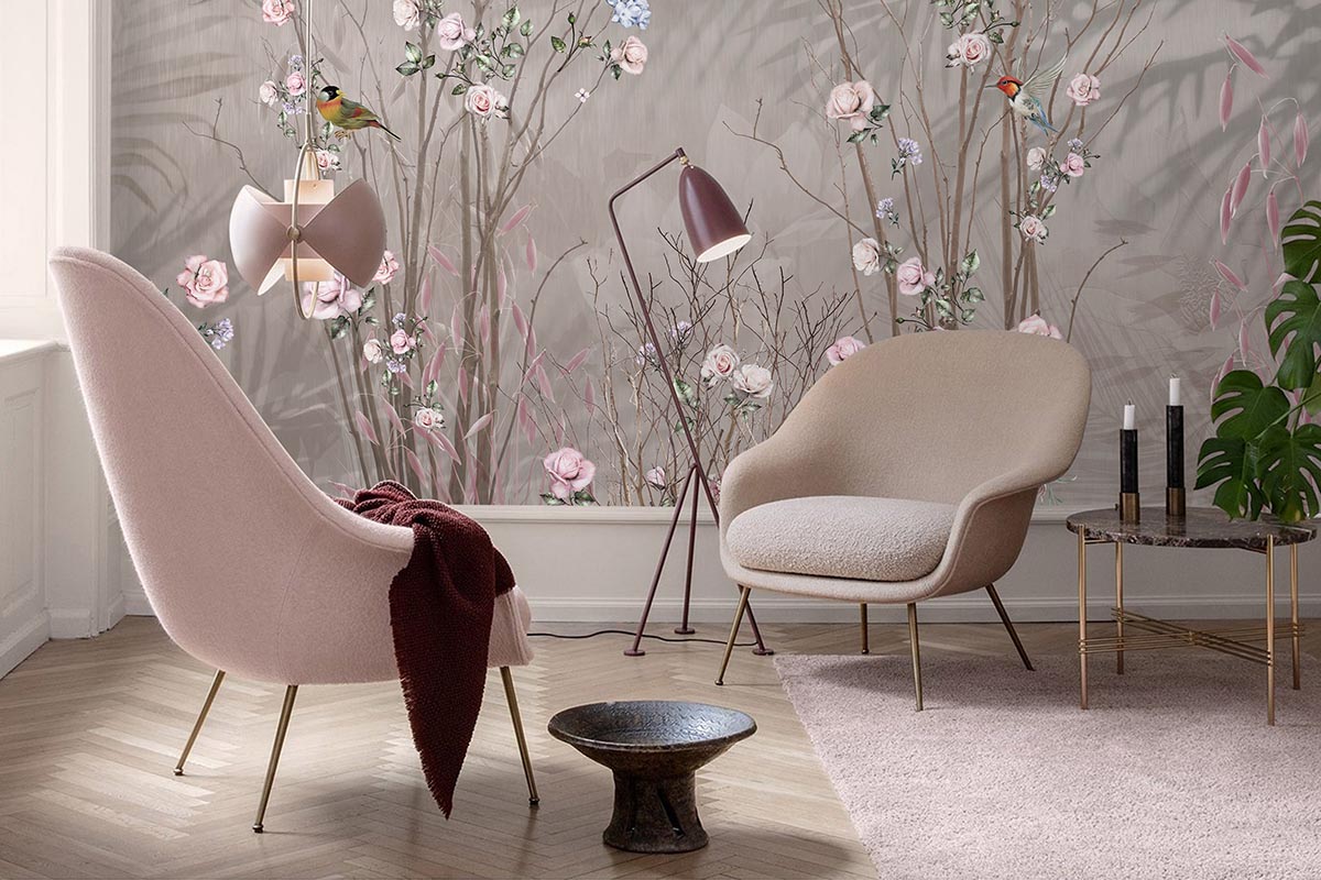 Фотообои с цветами Райский сад | Купить в интернет-магазине Dress-wall