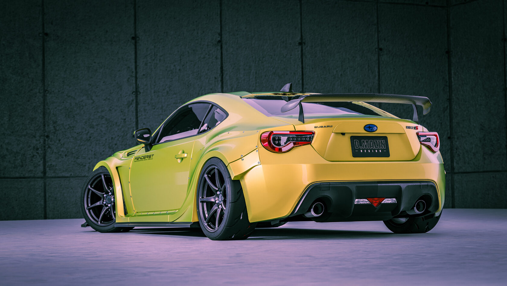 FENDERIST SPEC S FENDER FLARES SET / WIDE BODY KIT SUBARU BRZ 2017-2020