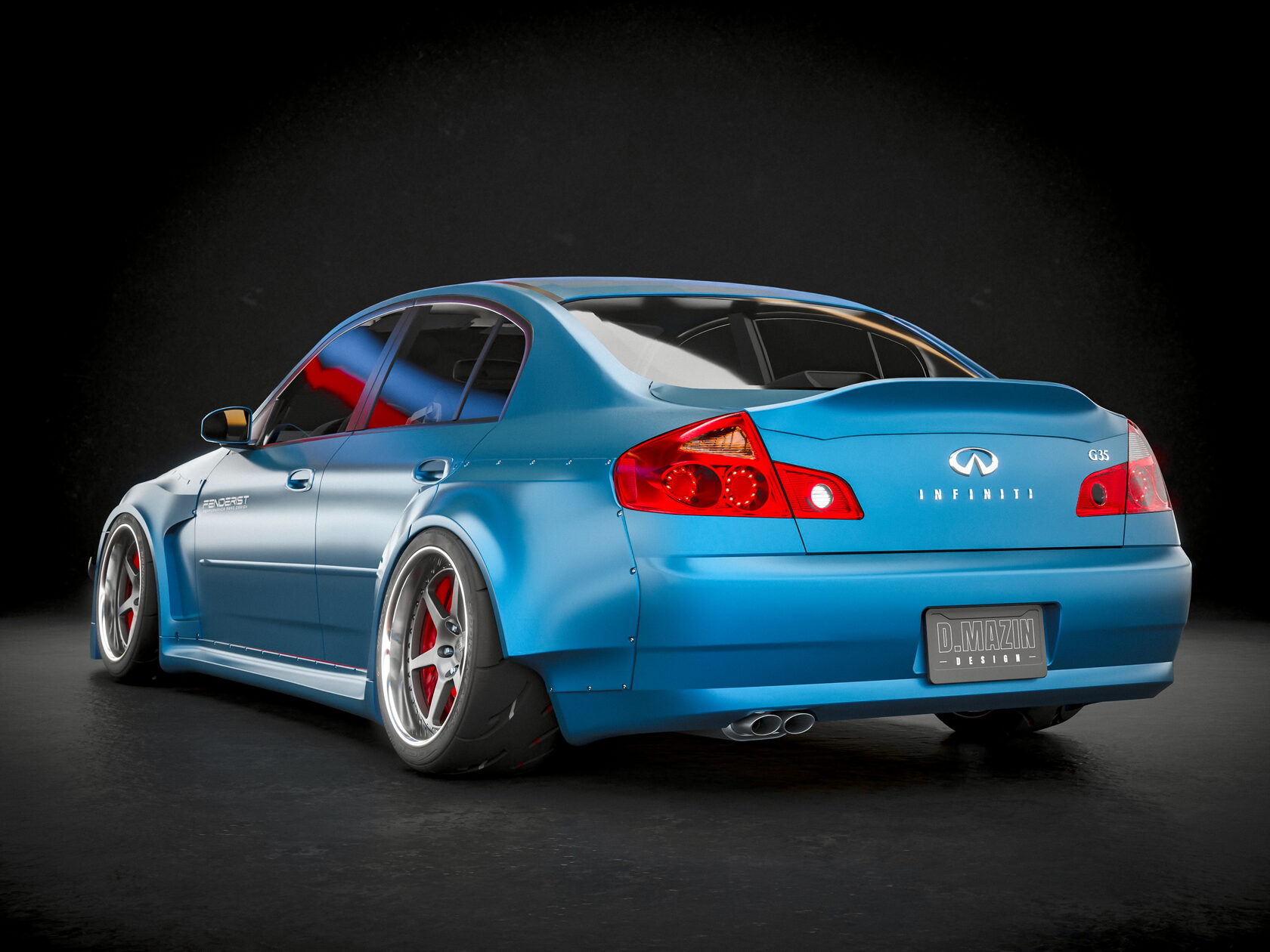 FENDERIST SPEC S Full Set / WIDE BODY KIT INFINITI G35 / NISSAN SKYLINE ...