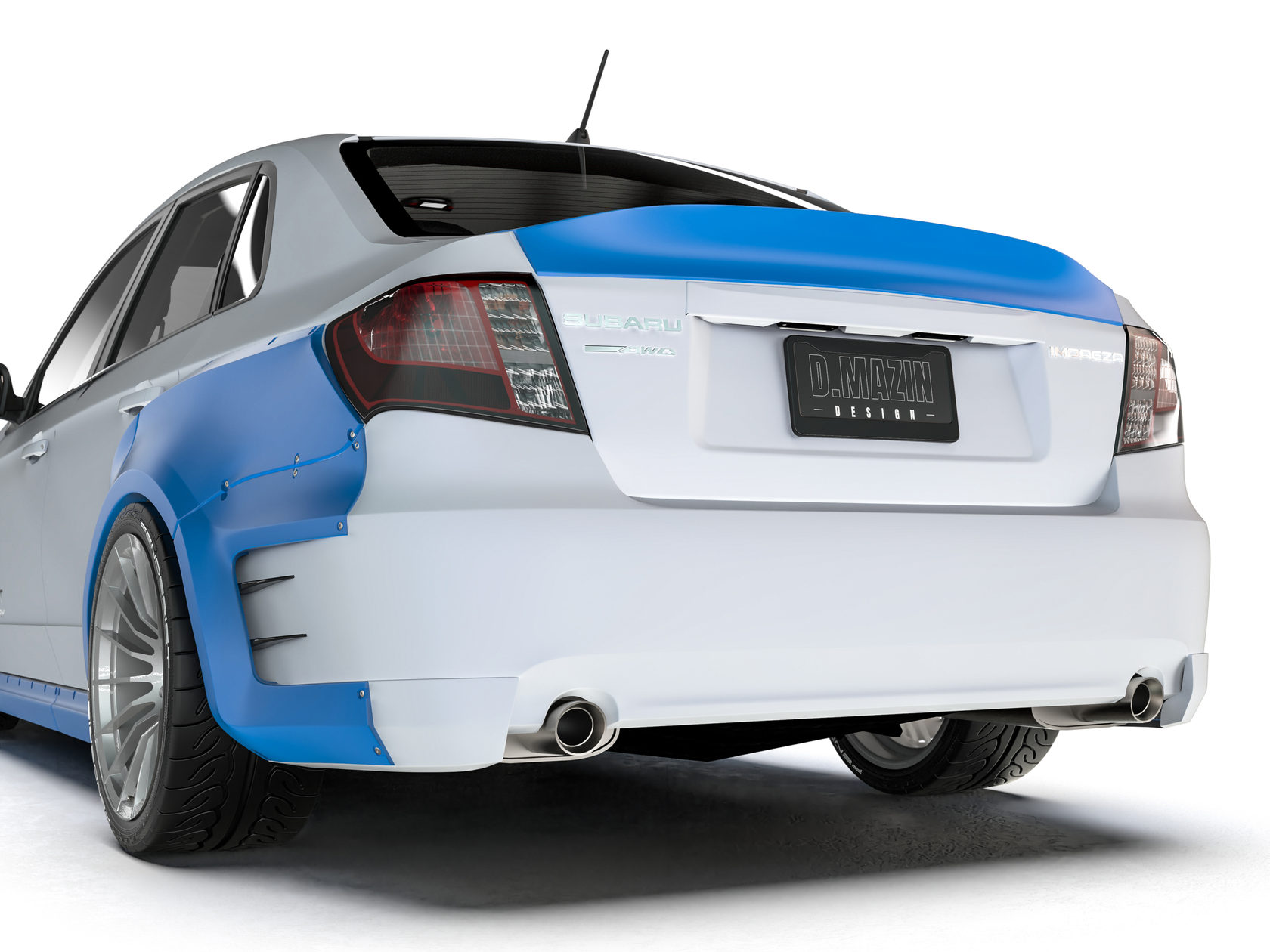 Fender Flares Set / WIDE BODY KIT SUBARU IMPREZA WRX/GT GE# 07-12