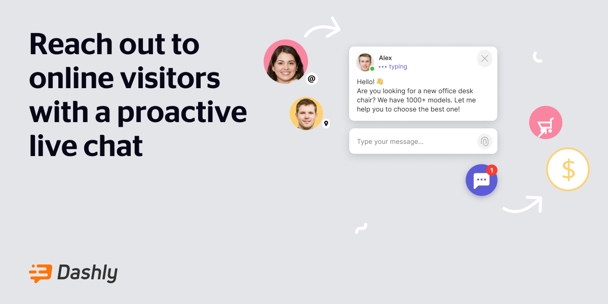 Proactive live chat — Dashly