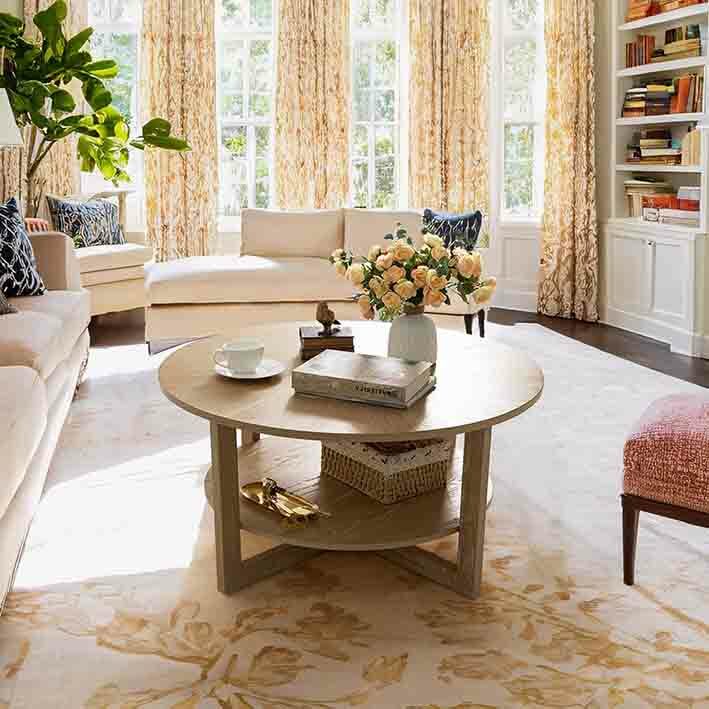 Choosing and Styling a Solid Wood Round Coffee Table