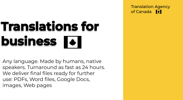 Professional Translation Services for Businesses in Canada