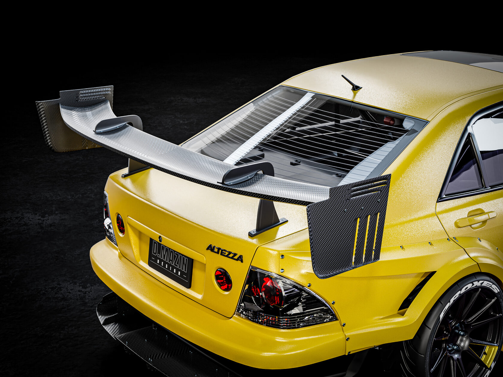 Full FENDERIST SPEC R DRIFT kit / WIDE BODY KIT TOYOTA ALTEZZA / LEXUS ...