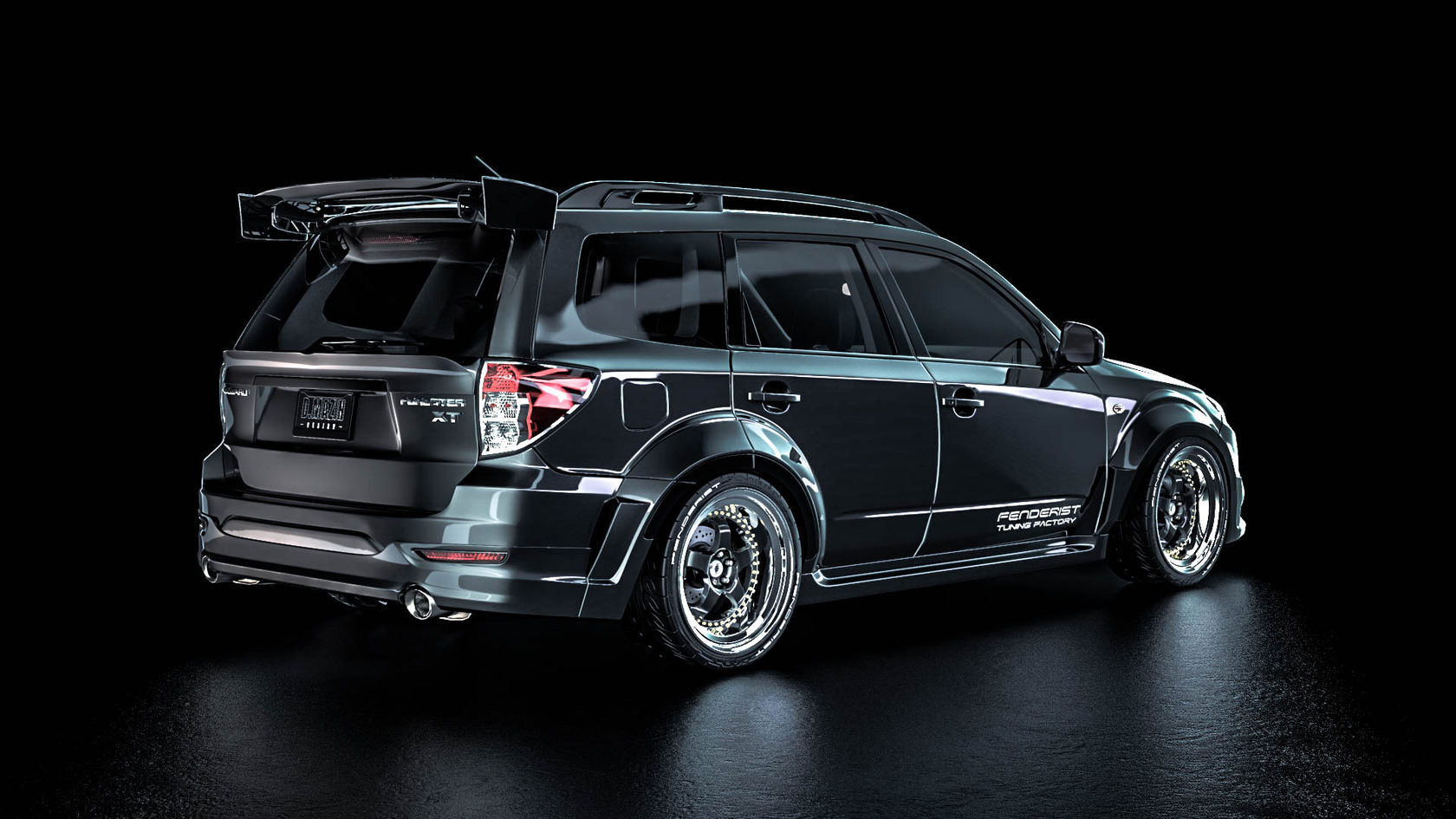 FENDERIST SPEC S Fender Flares Set vs Lips / WIDE BODY KIT SUBARU ...