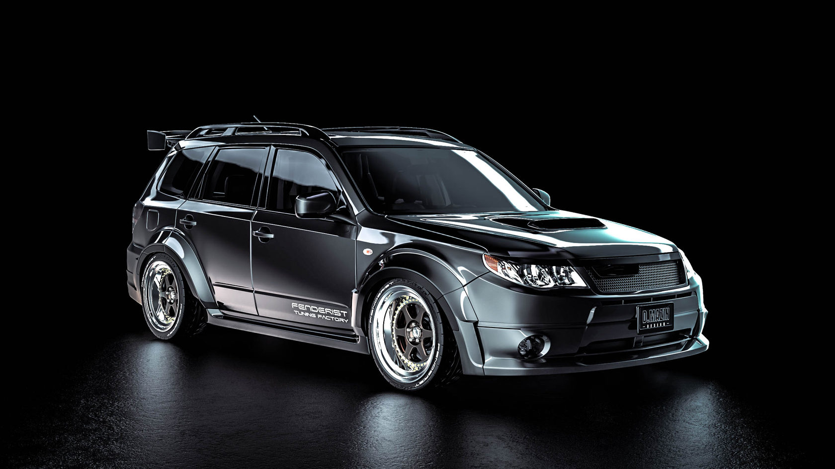 FENDERIST SPEC S Fender Flares Set vs Lips / WIDE BODY KIT SUBARU ...