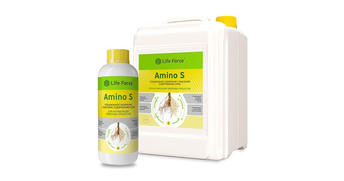 Life Force Amino S – жидкое удобрение с высоким содержанием серы