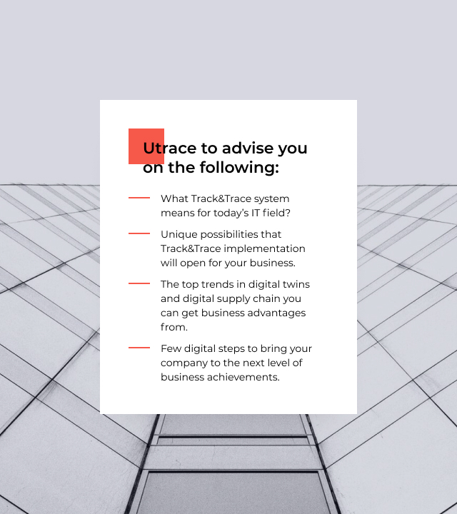 Utrace – Next generation of Track and Trace systems