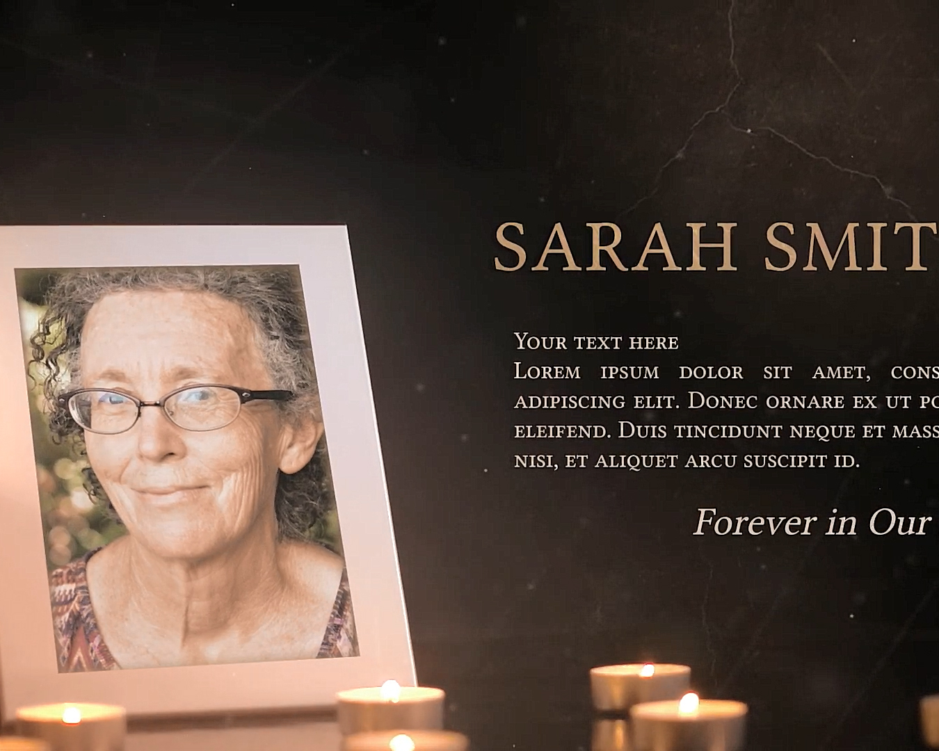 CUSTOM MEMORIAL VIDEO | Funeral slideshow | In loving memory video ...