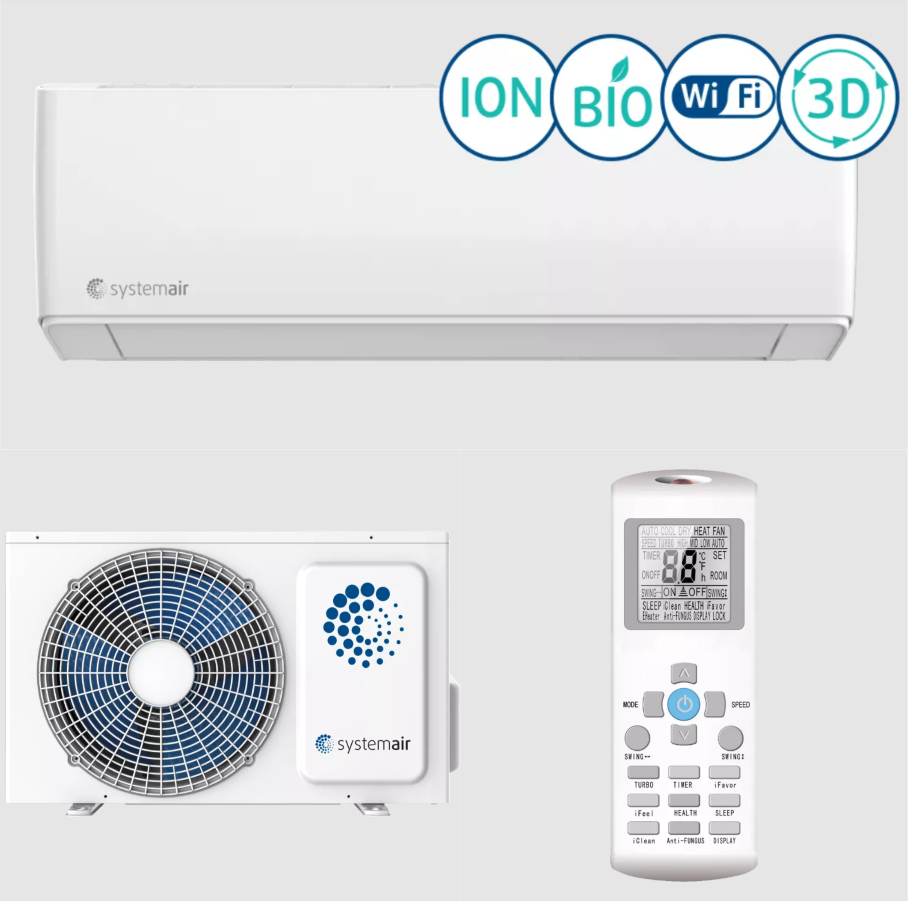 Бытовой кондиционер SystemAir SYSPLIT WALL SIMPLE HP Q Inverter