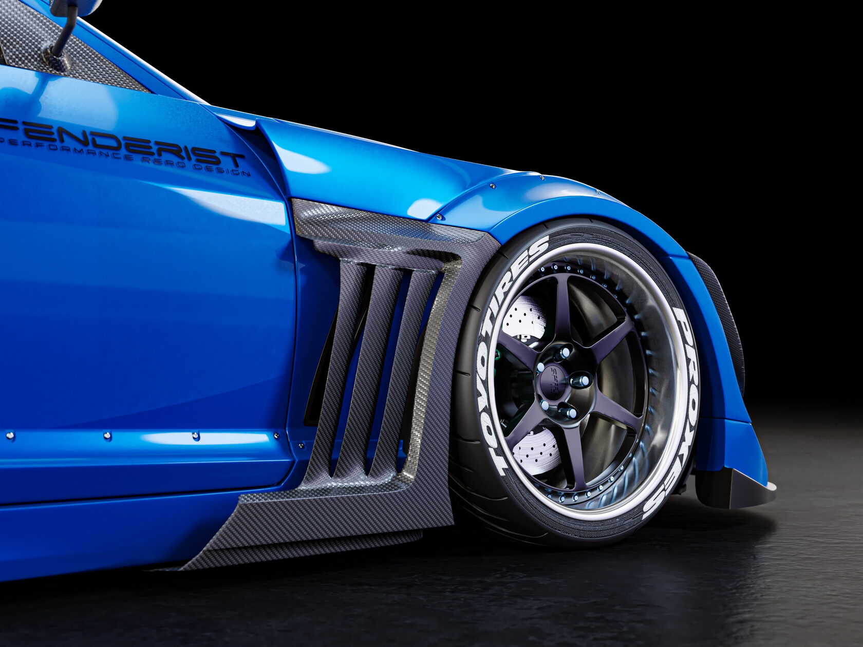 FENDERIST SPEC R Full kit / WIDE BODY KIT Mazda RX-8 2003-2008