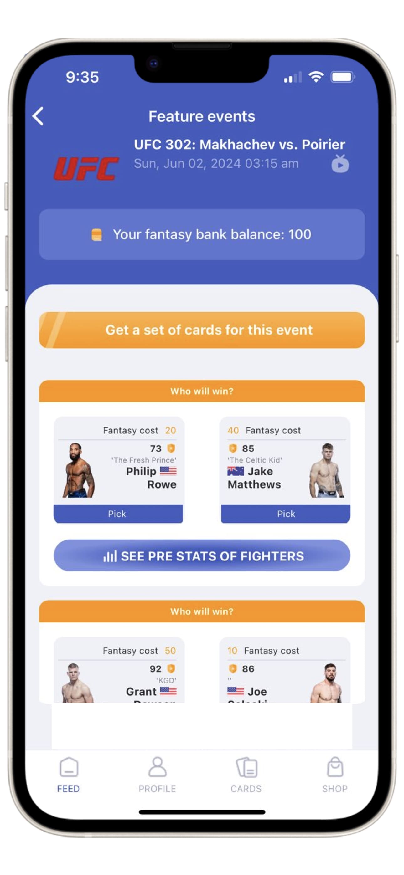 Stats Fight - Live Score and Live Stats UFC and MMA