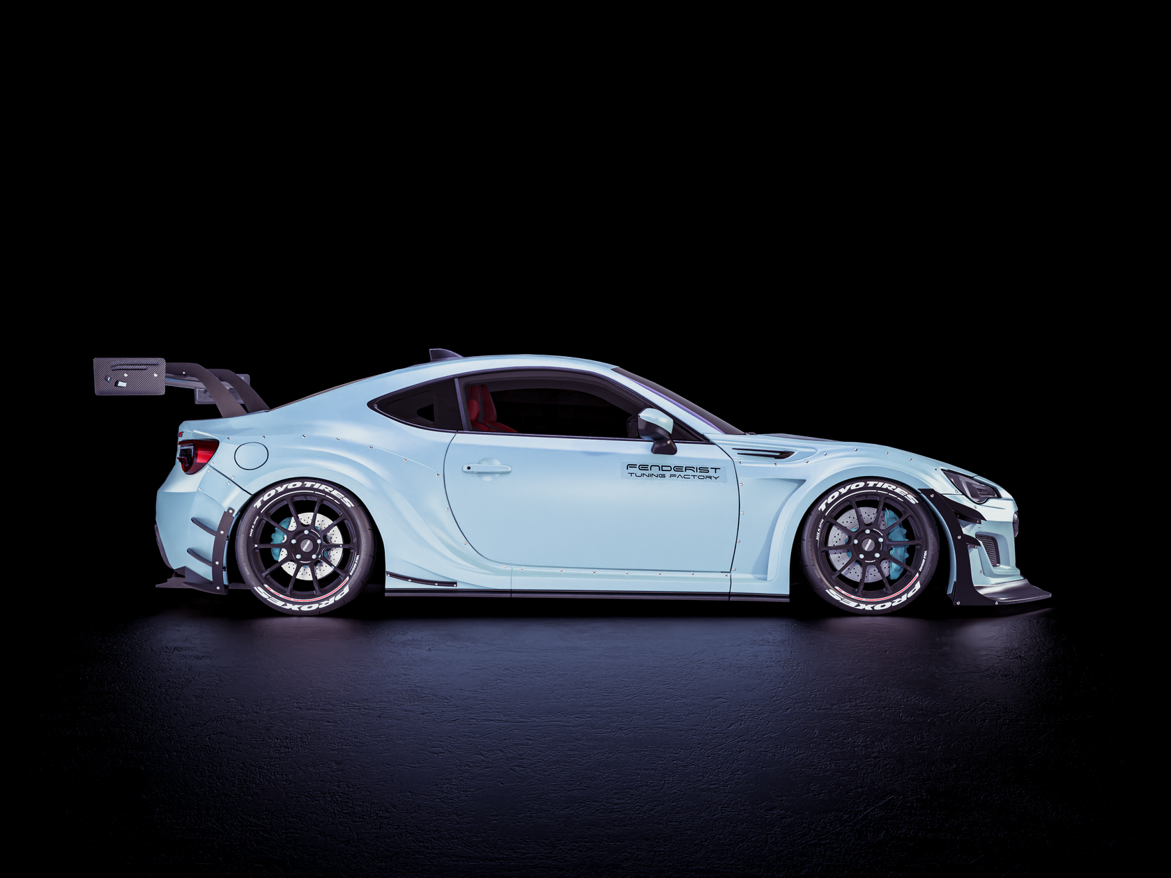 Full FENDERIST SPEC R kit / WIDE BODY KIT SUBARU BRZ 2017-2020