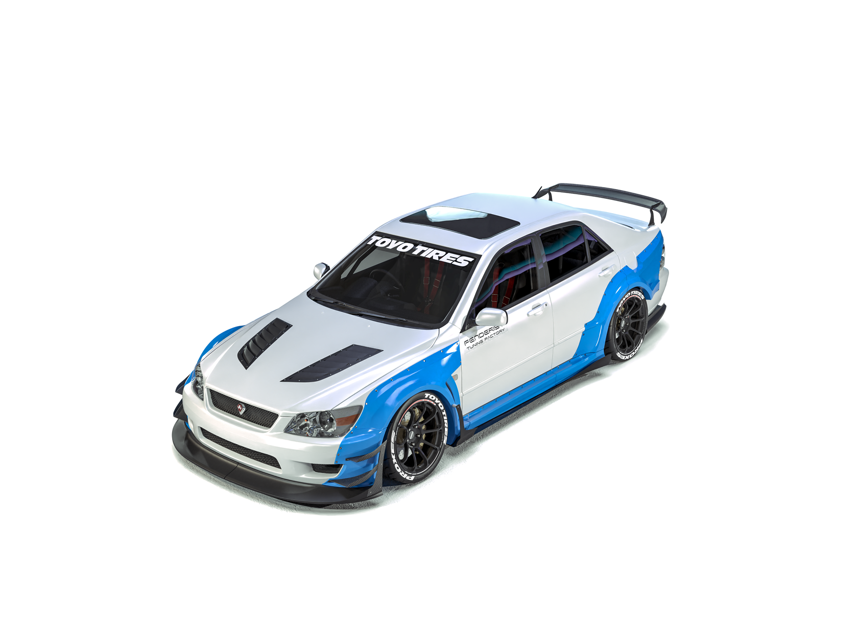 FENDERIST SPEC S GRIP 60mm / WIDE BODY KIT FENDER FLARES SET TOYOTA ...