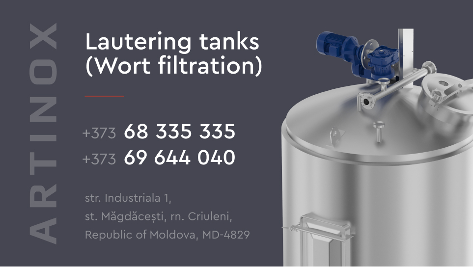 Lautering tanks (Wort filtration) | ARTINOX™