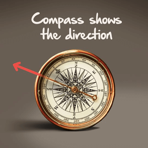 Electronic prop for escape room compass. Escape room props