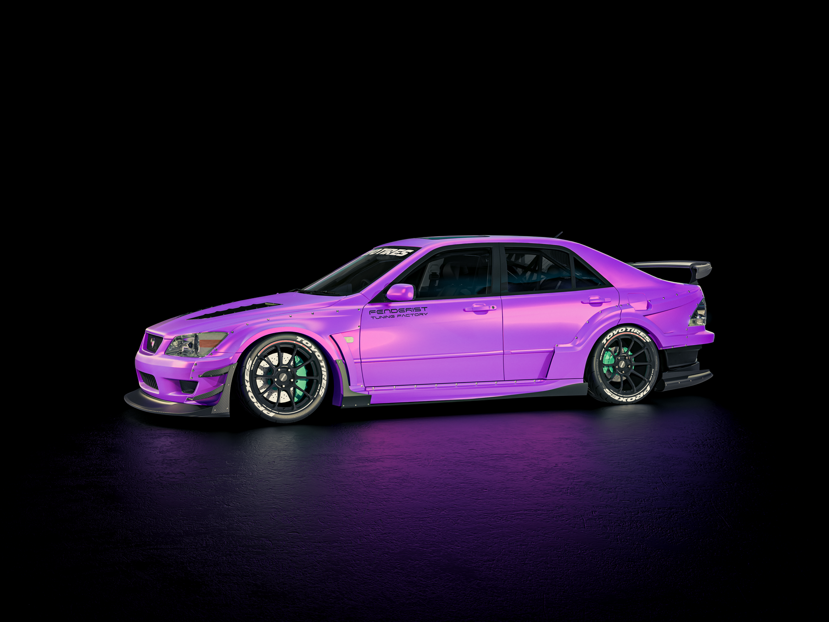 FENDERIST SPEC S GRIP 60mm / WIDE BODY KIT FENDER FLARES SET TOYOTA ...