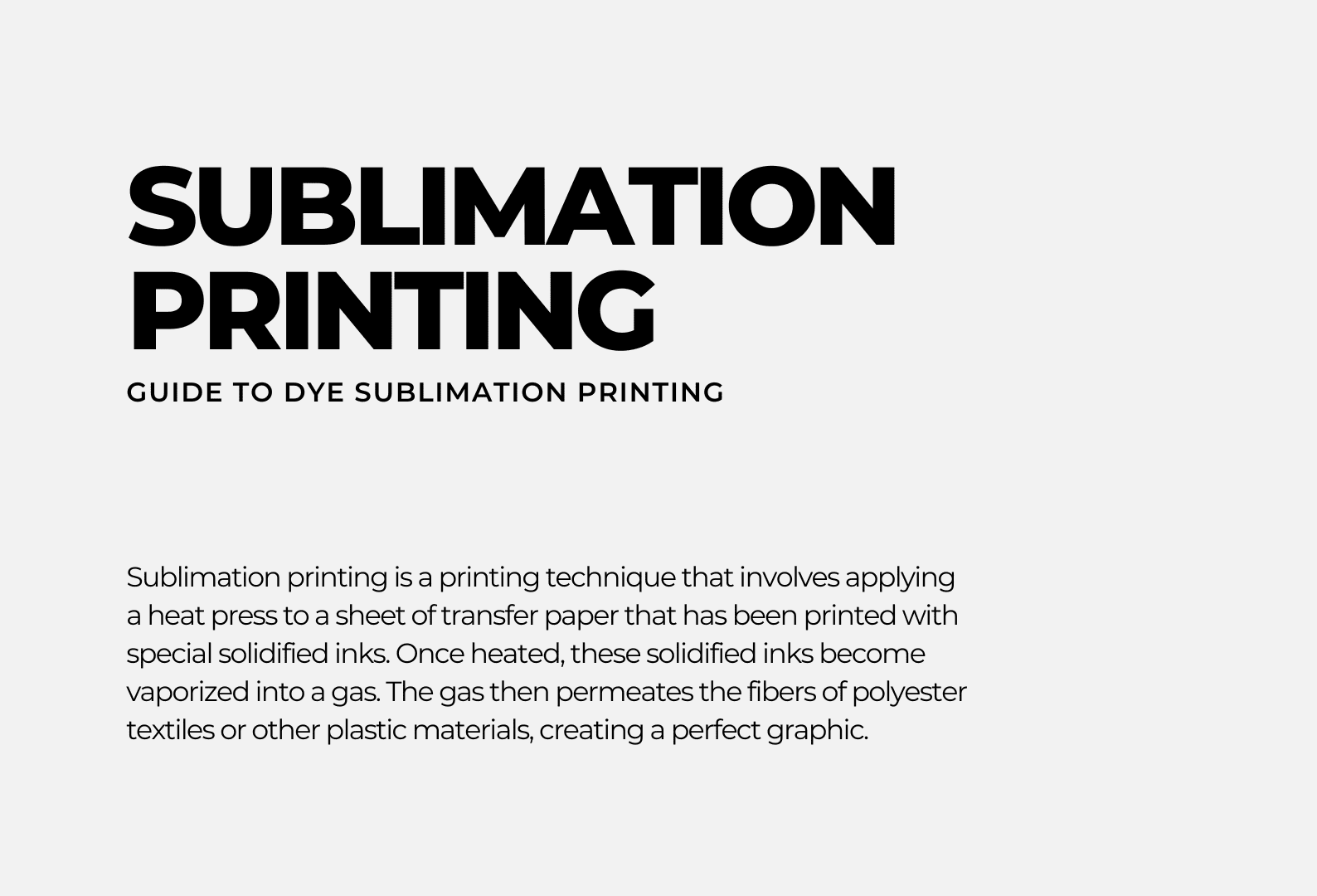 Метод сублимационной печати