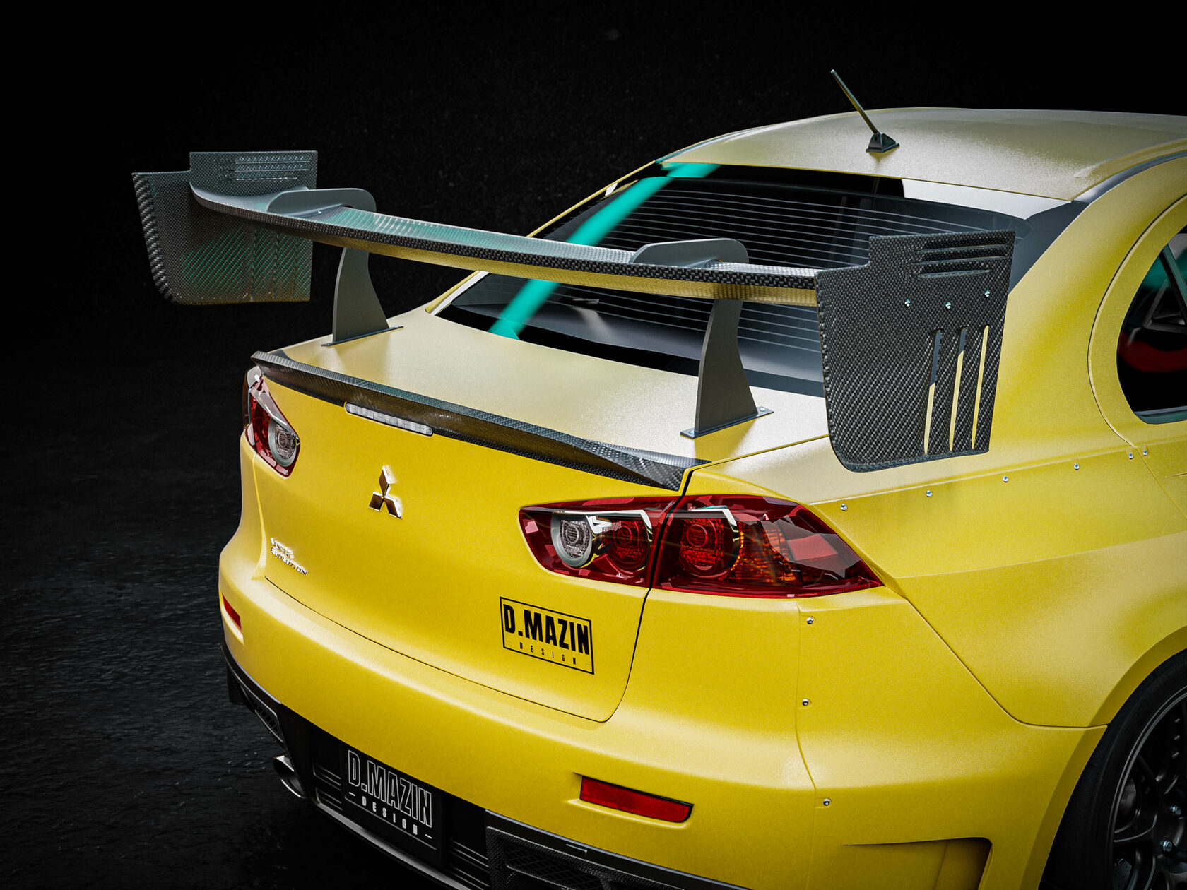 FENDERIST SPEC R Full Set / WIDE BODY KIT MITSUBISHI LANCER EVO X 2008-2015