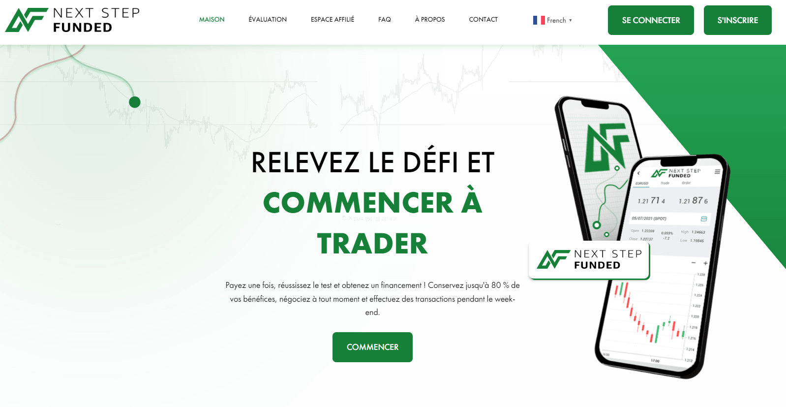 Next Step Funded 2025 : Gagner jusqu'à 90% de bénéfices
