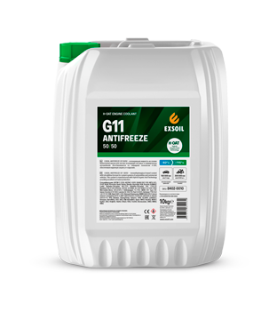 Охлаждающая жидкость EXSOIL ANTIFREEZE G11 50/50