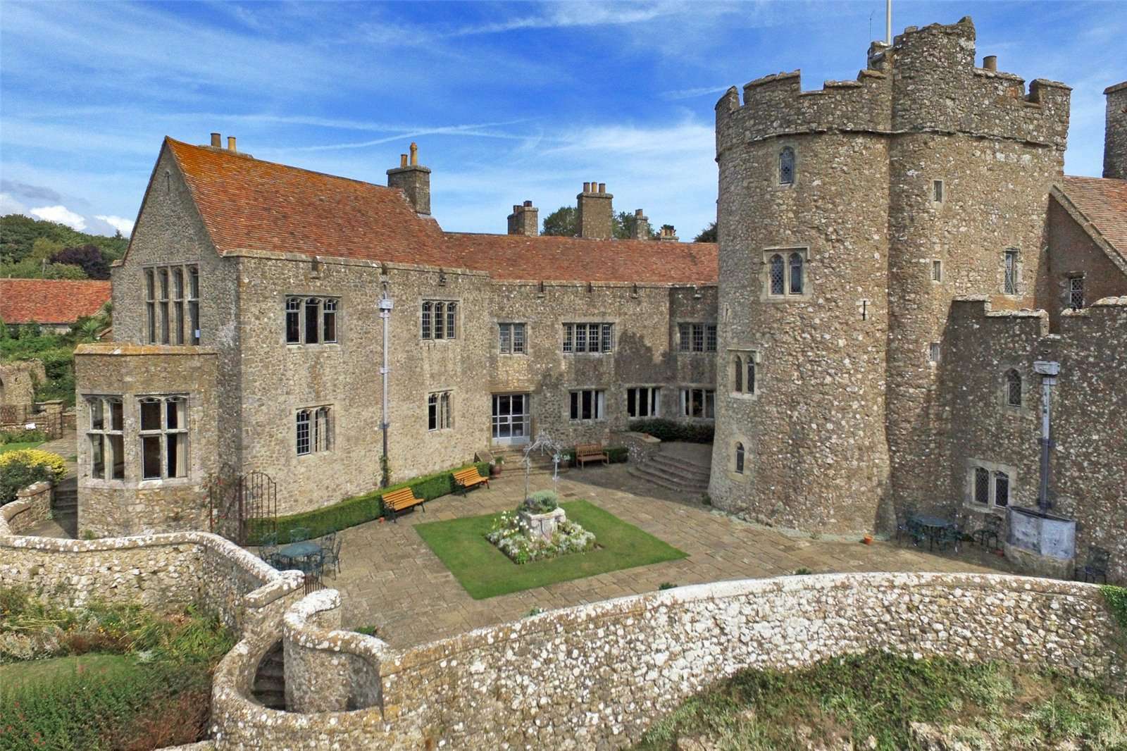 Lympne Castle which hosted Mick Jagger, Sir Paul McCartney and TOWIE is ...
