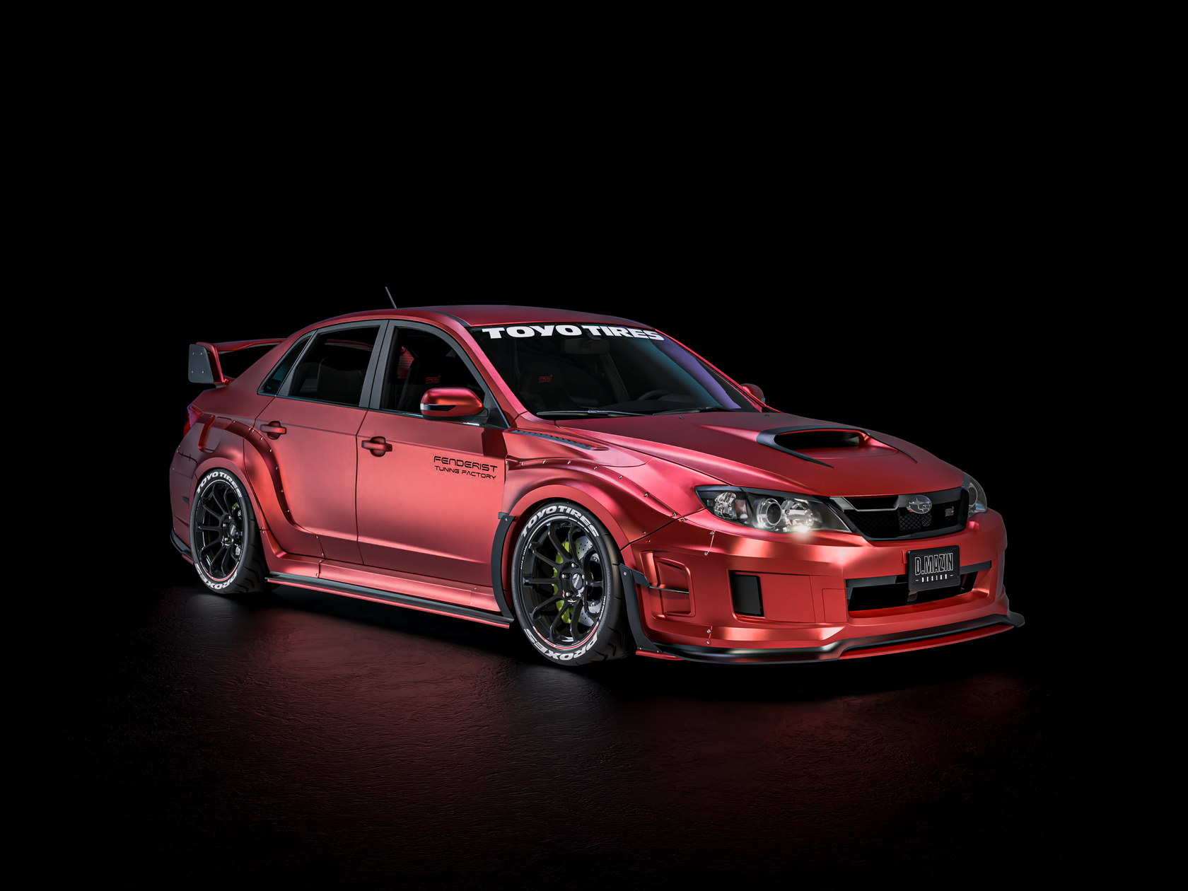 FENDER CANNARDS SUBARU IMPREZA WRX STI GVB/GVF 07-14