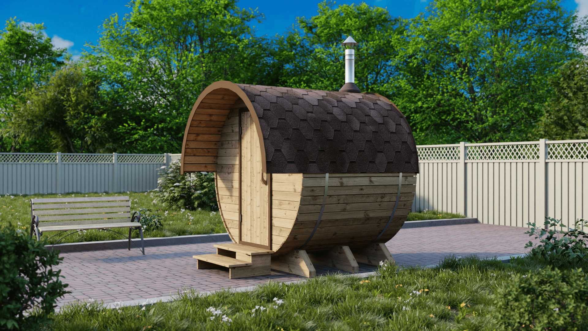 ᐈ Баня Бочка купить от производителя под ключ. Прайс-лист. BOCHKA-PARA