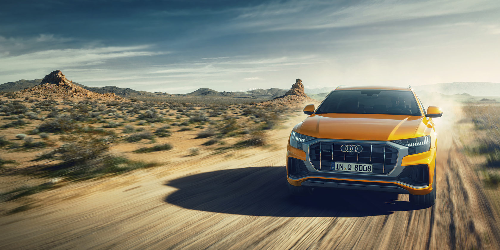 Audi Q8: California desert