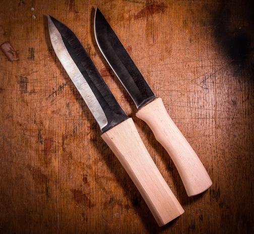 Купить шкерочный нож в Мурманске из рапида для рыбы от производителя