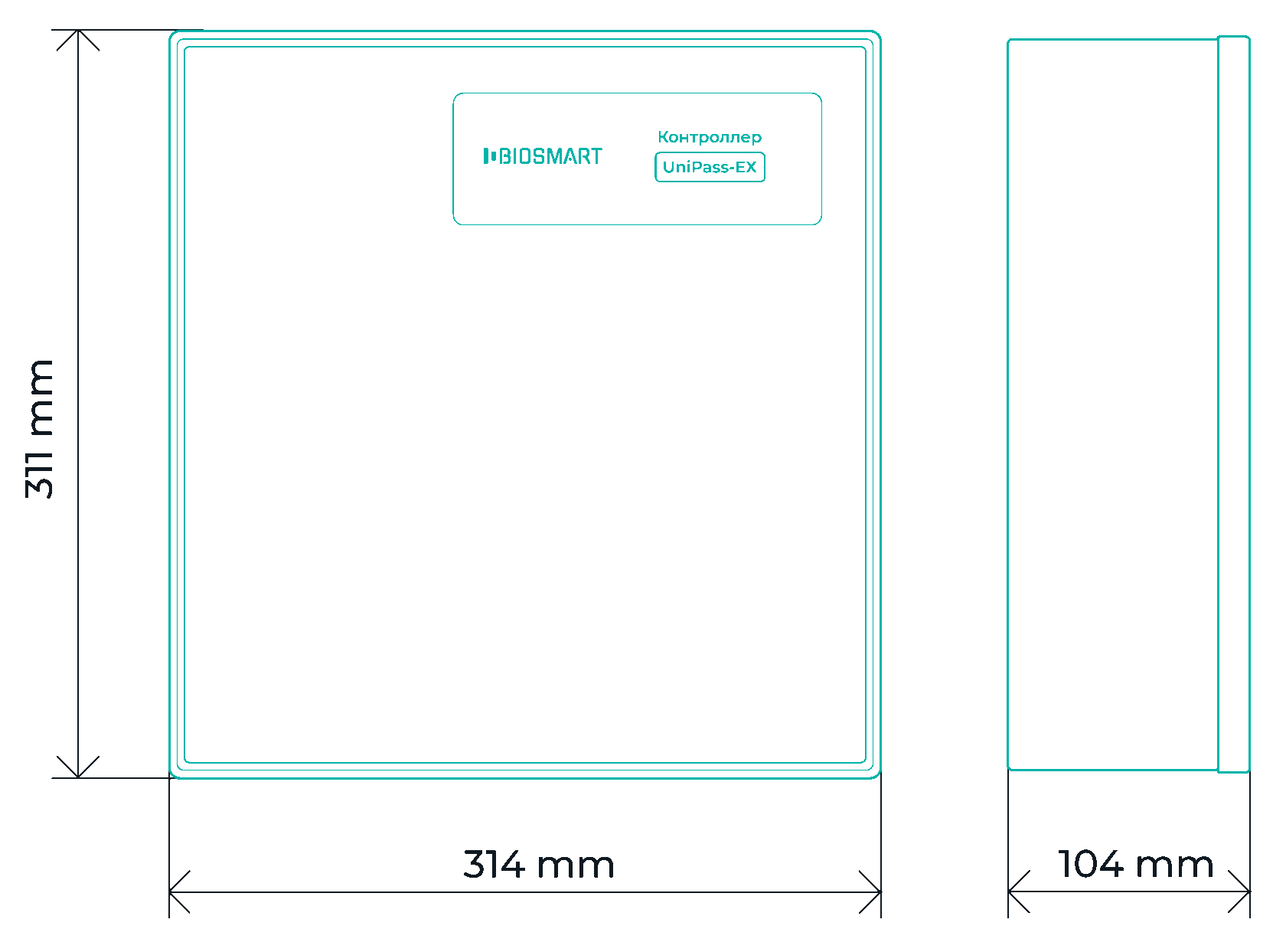 BioSmart UniPass-EX – биометрический контроллер купить по лучшей цене ...