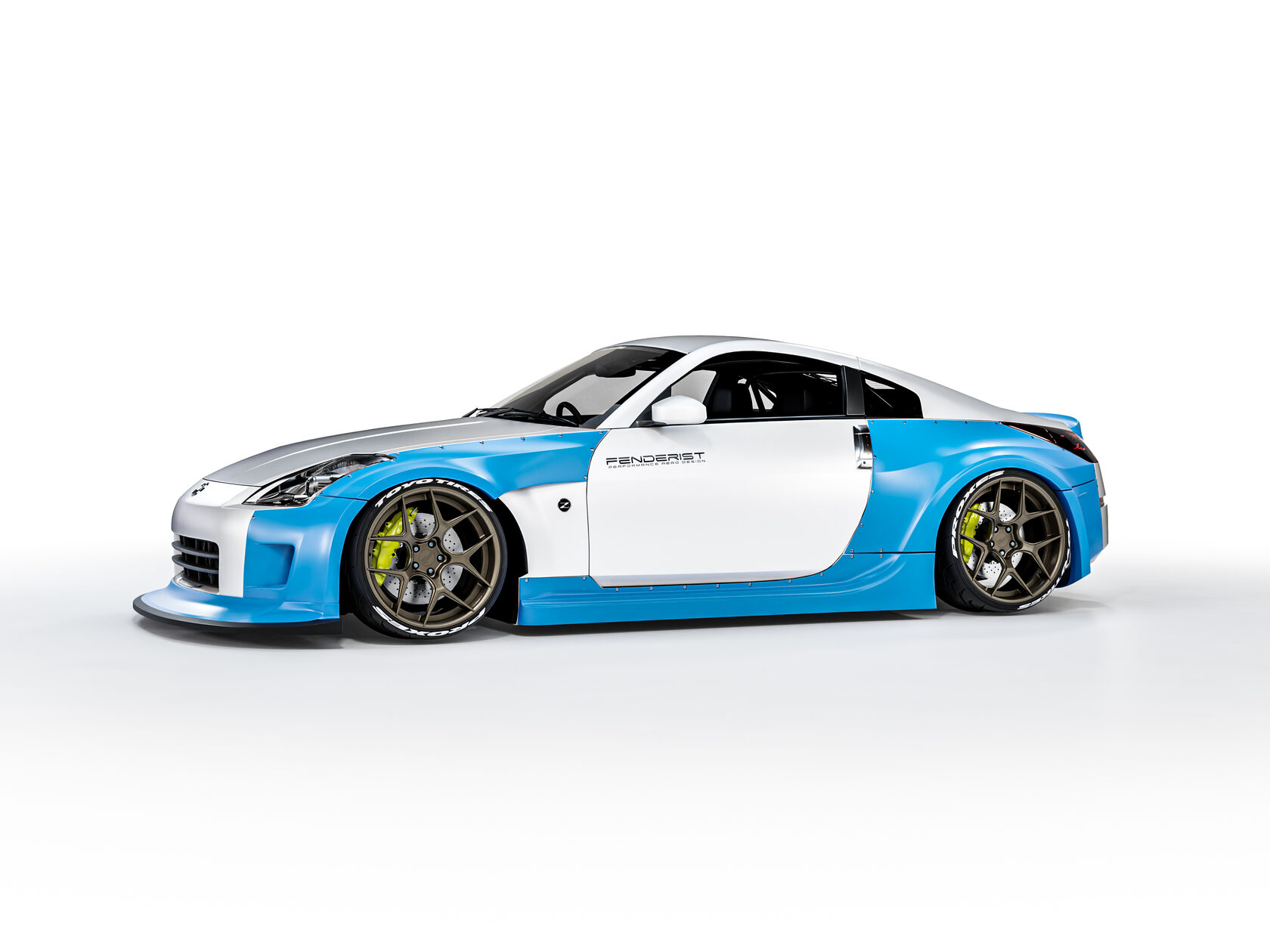 FENDERIST SPEC S FENDER FLARES Set / WIDE BODY KIT NISSAN 350Z ...