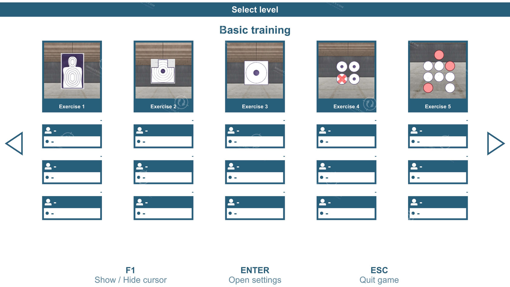 BASIC SHOOTING GAMES Installation and setup