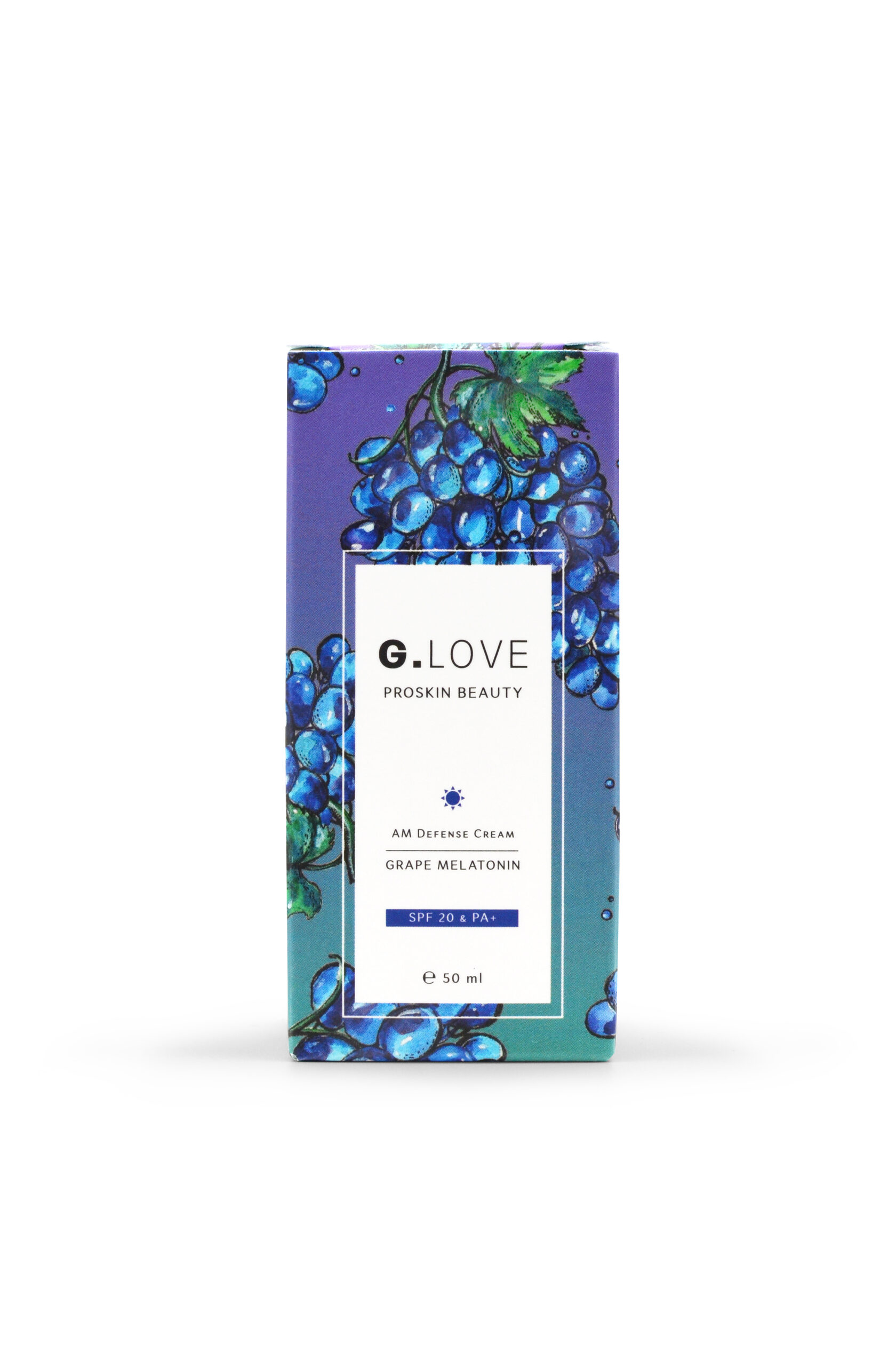 Дневной защитный крем для лица SPF 20 & PA+ Grape Melatonin