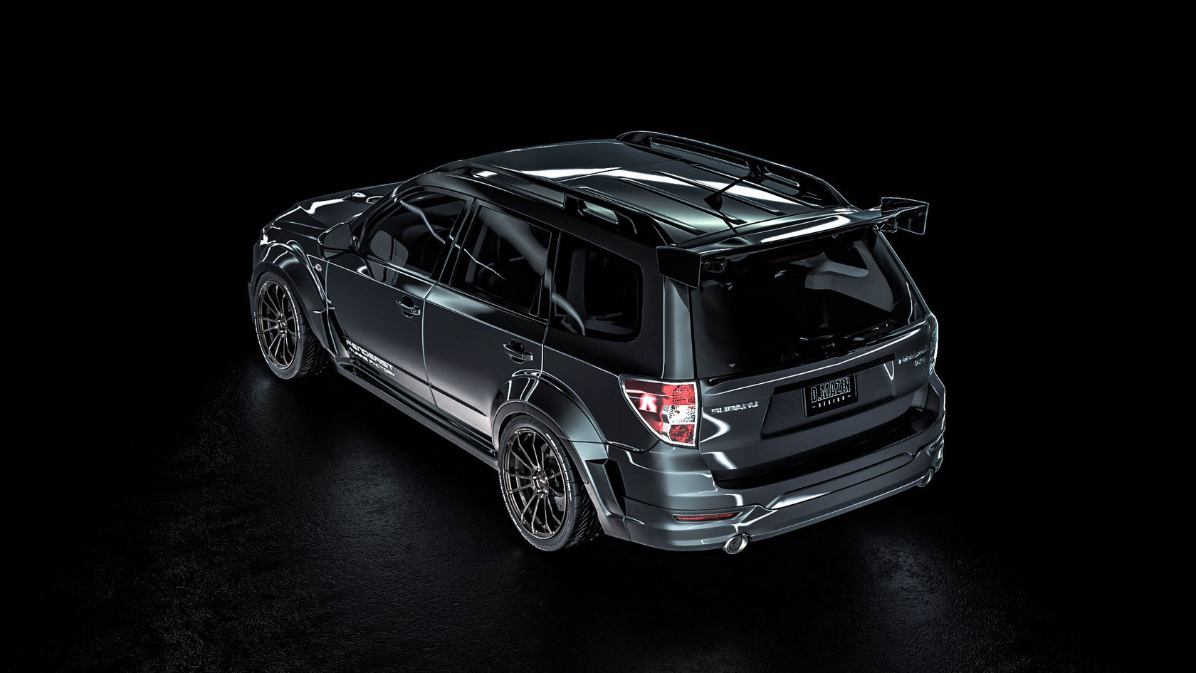 FENDERIST SPEC S Fender Flares Set vs Lips / WIDE BODY KIT SUBARU ...