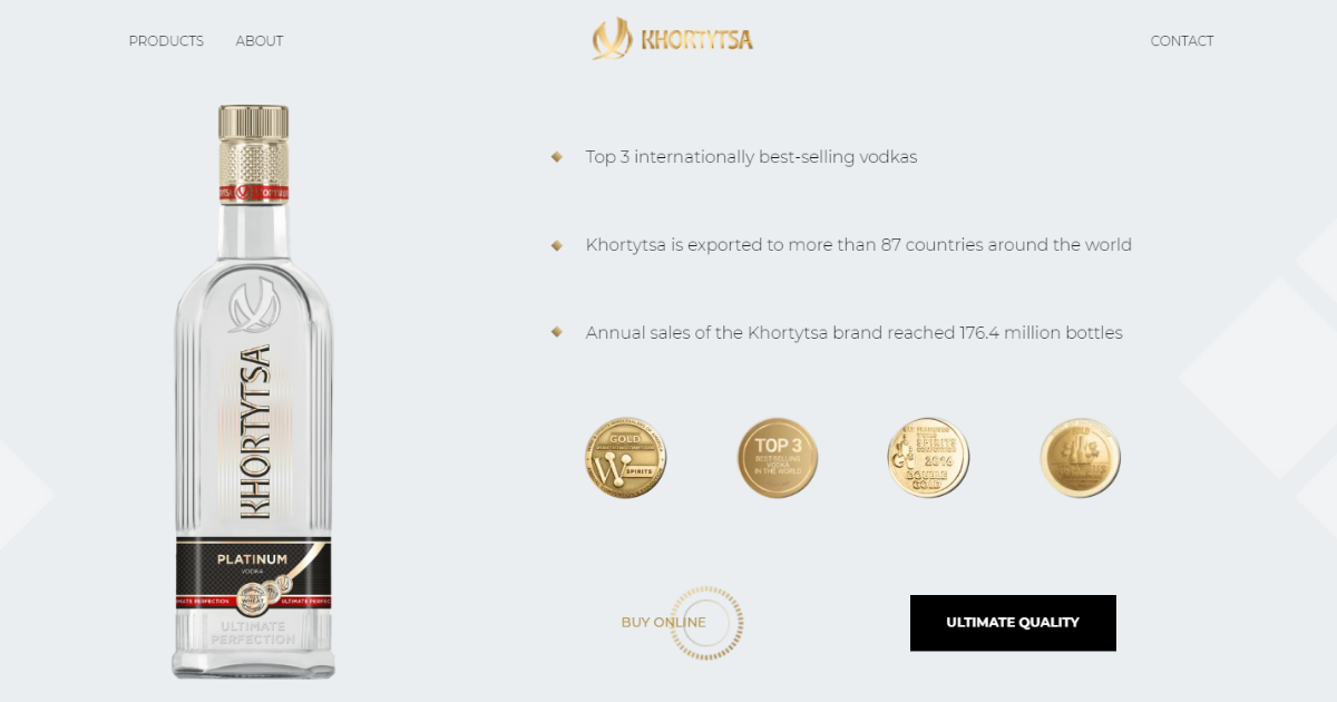Khortytsa vodka PREMIUM