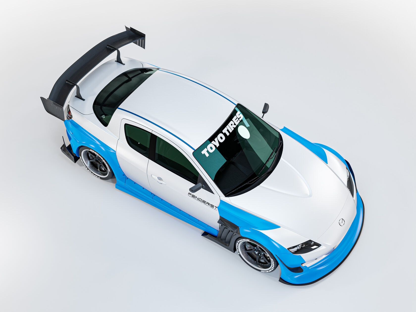 FENDERIST SPEC R Full kit / WIDE BODY KIT Mazda RX-8 2003-2008