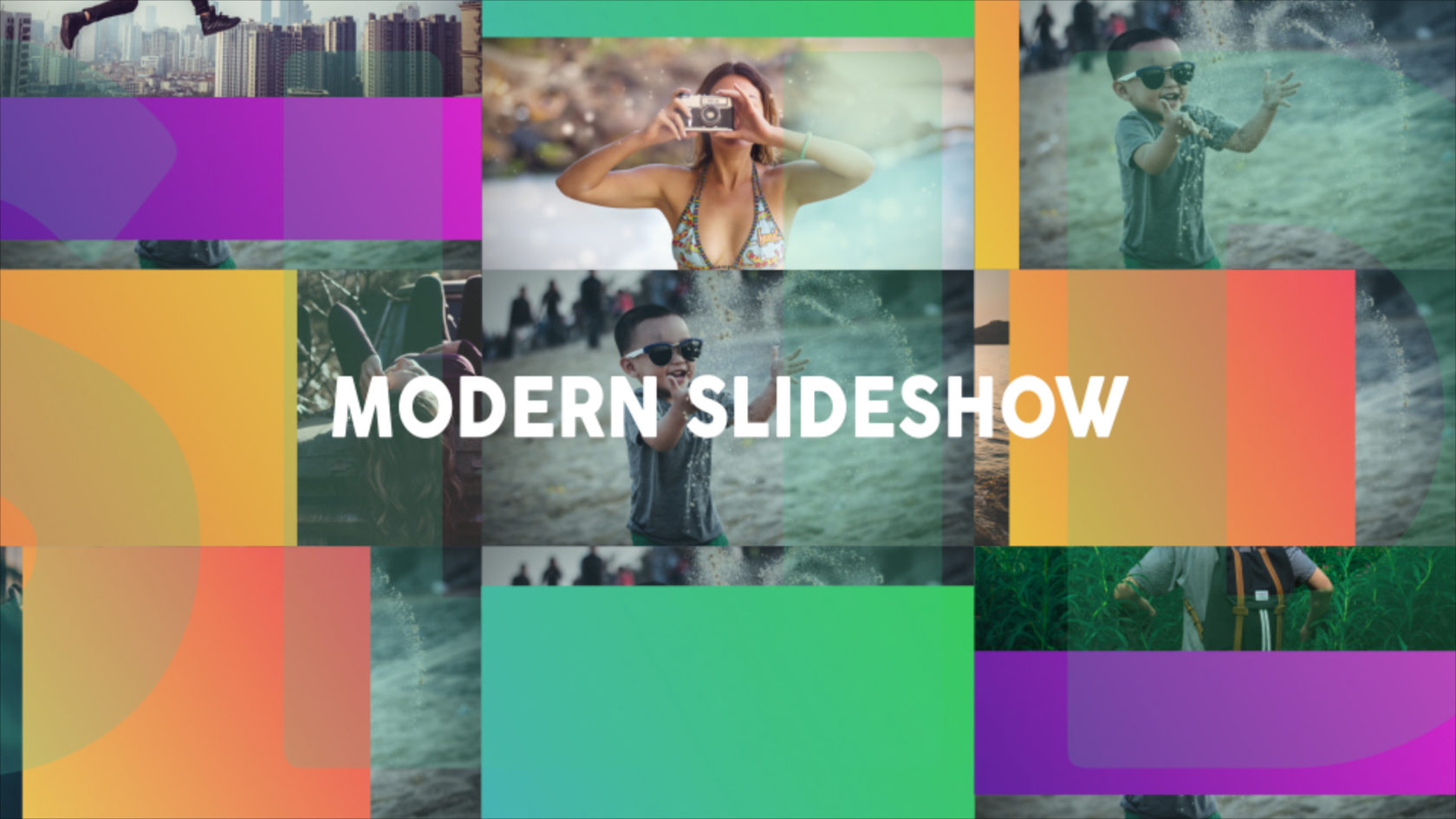 After Effects Project - Modern Dynamic Slideshow