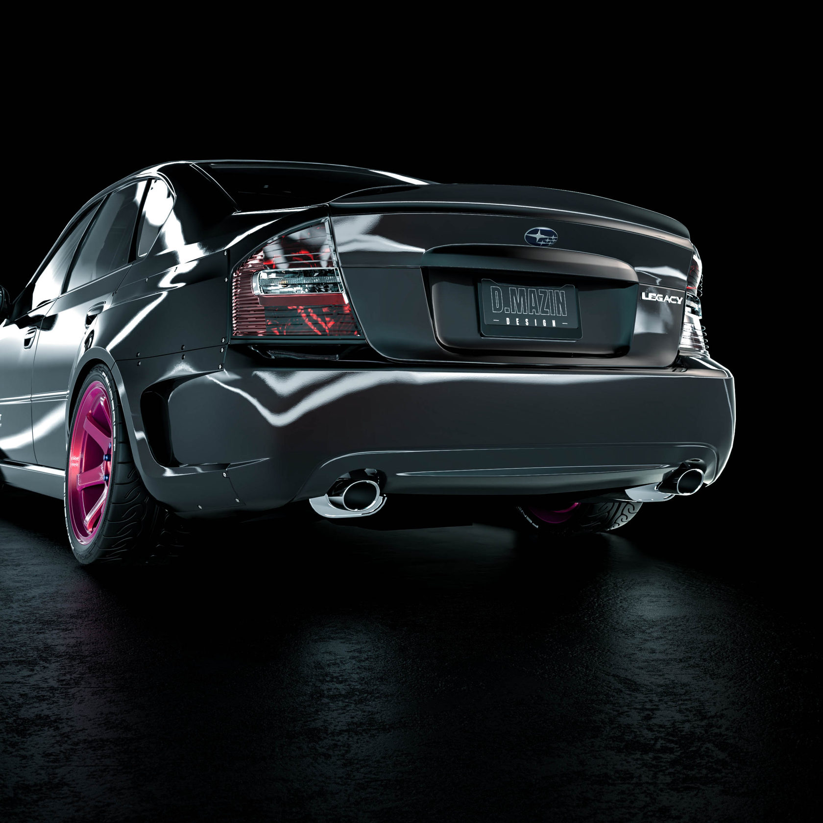 Front splitter SUBARU Legacy B4 03-06